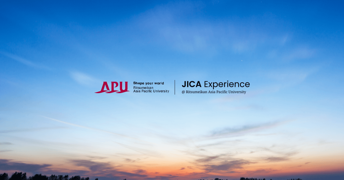 JICA Experience @ Ritsumeikan Asia Pacific University